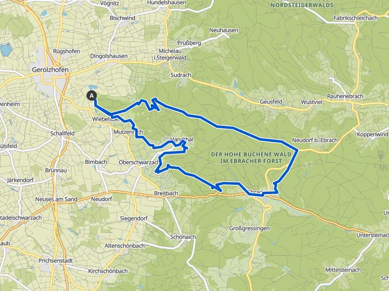 Steigerwald MTB 1: Die Handthal-Runde | Mountainbike-Tour | Komoot